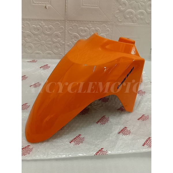 FRONT FENDER FOR HONDA CLICK 125i V2/HONDA CLICK 150 V2 GLOSSY ORANGE ...