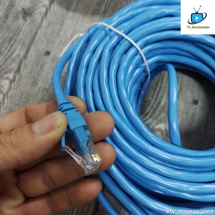 10m 15m 20m 30meter network lan cable cat6 ethernet wire cable 4pair ...