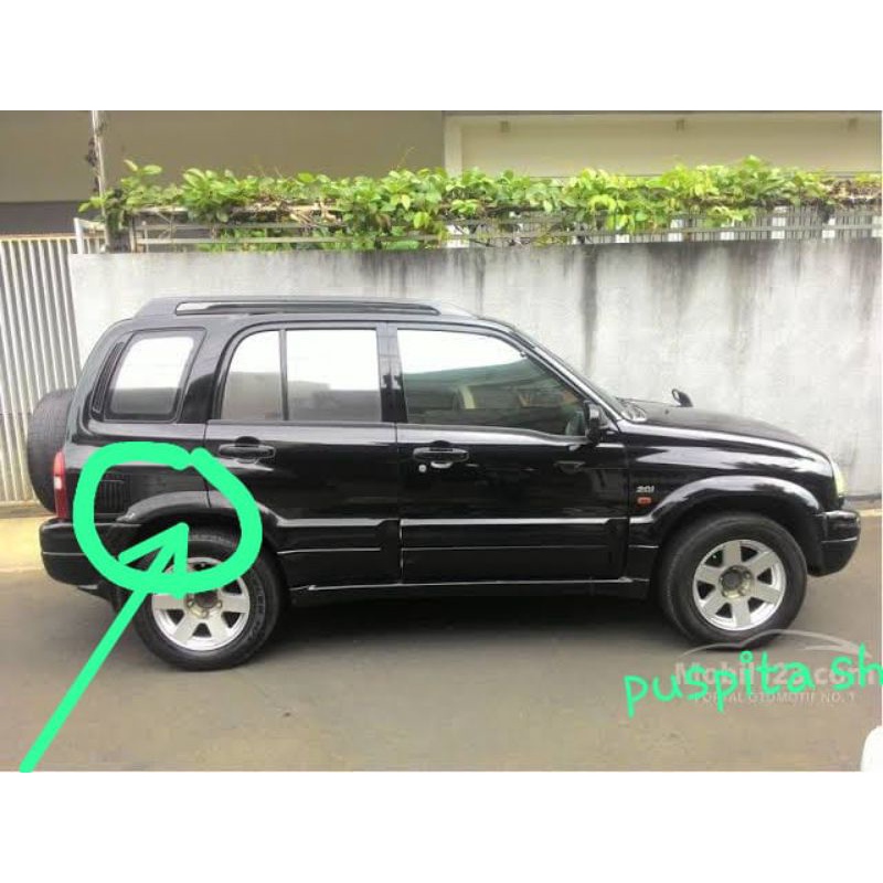 Suzuki escudo 2.0 and 2.0i small rear bumper fender, original model ...