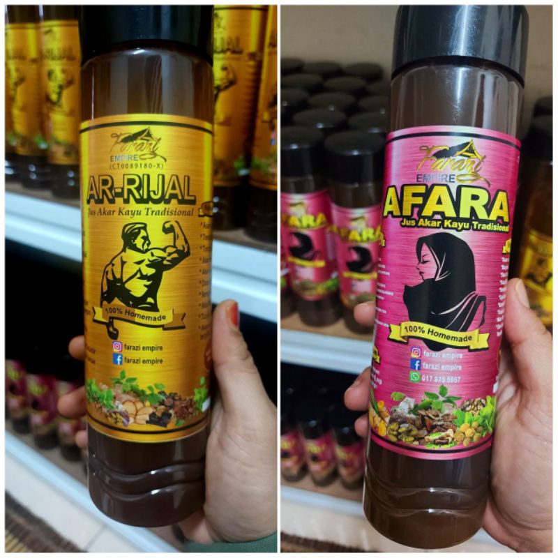 JUS AKAR KAYU TRADISIONAL - AFARA - AR RIJAL - | Shopee Malaysia