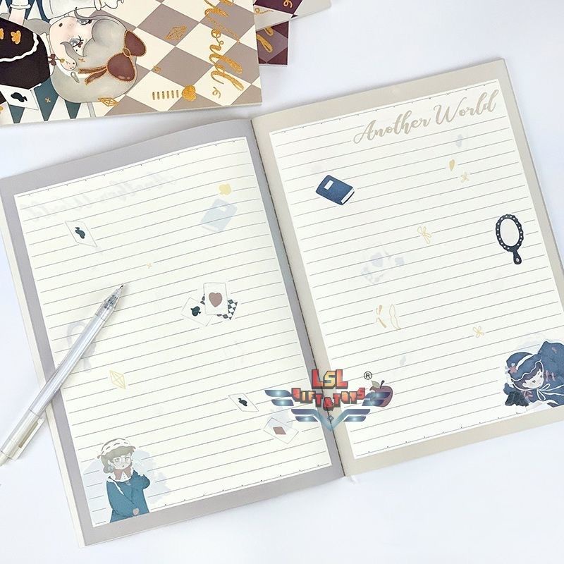 [R-625] LSL GIFTS B5 16K Size Notebook 76 Pages Horizontal Line Journal ...