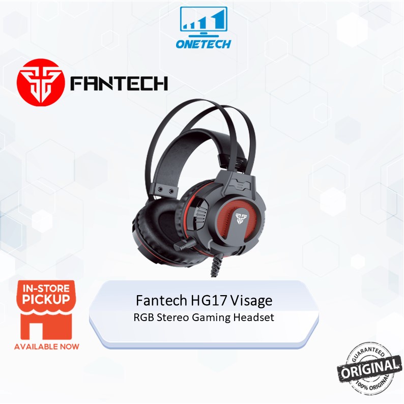 Fantech HG17 Visage II Wired Gaming Headset ( RGB Backlit / Mid-Size ...