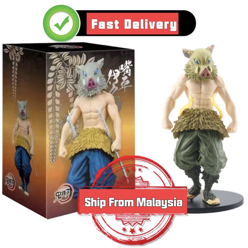 Demon Slayer Kimetsu no Yaiba Figure Inosuke Hashibira PVC Action ...