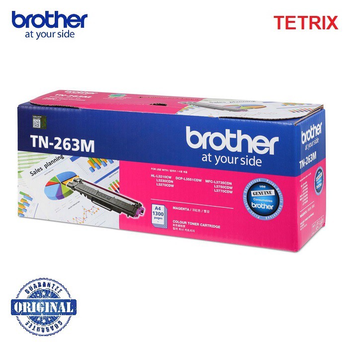 Brother TN-263M Original Toner Cartridge HL-L3230CDN / DCP-L3551CDW ...