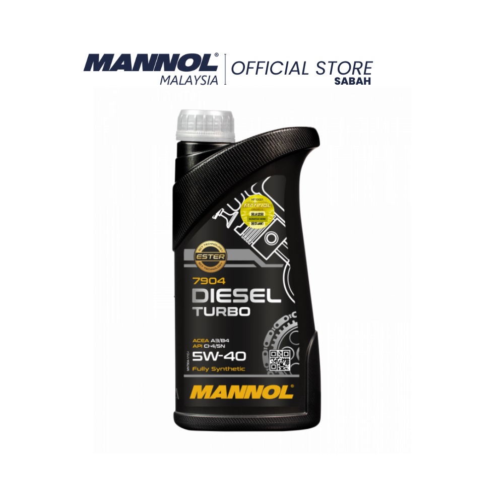 MANNOL MN7904 Diesel Turbo 5W40 (1L) | Shopee Malaysia
