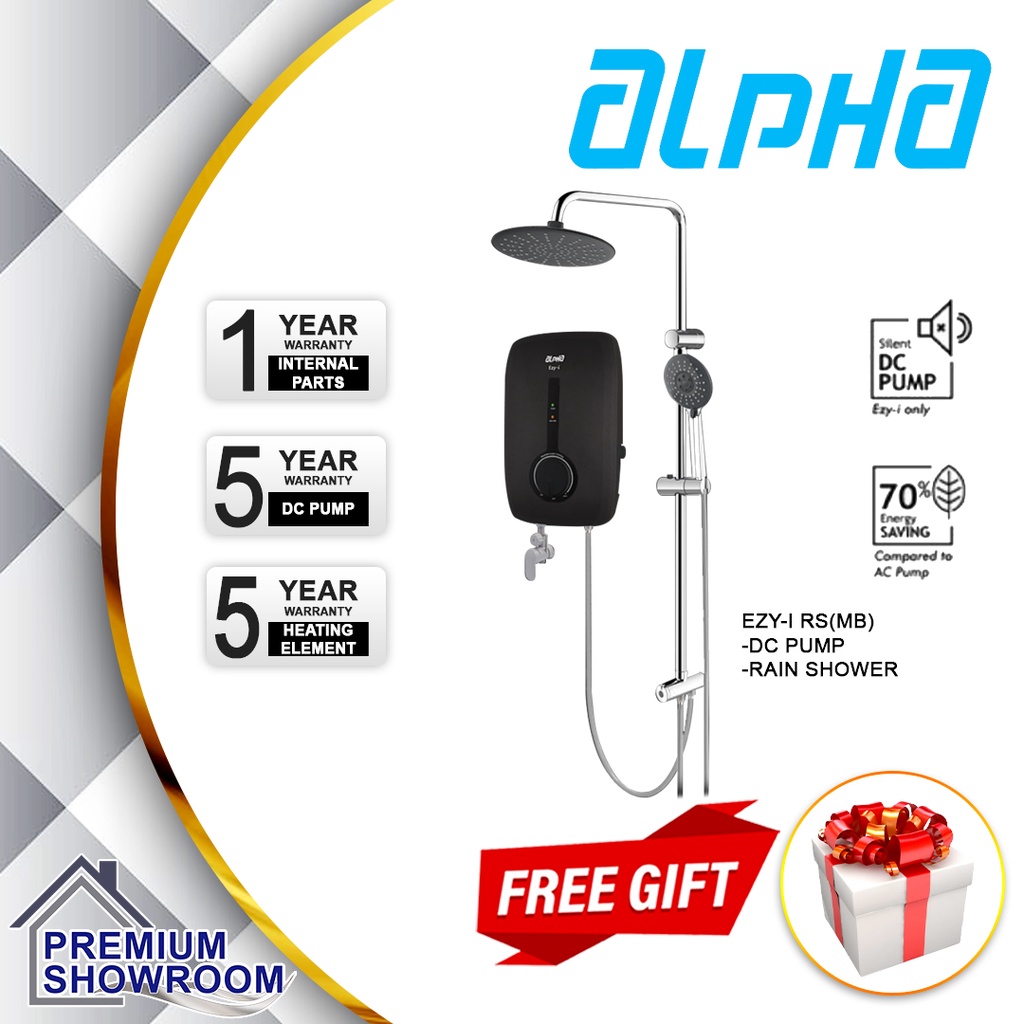 (Authorised Dealer) Alpha Ezy-i RS / Ezy i RS DC Pump Water Heater with ...