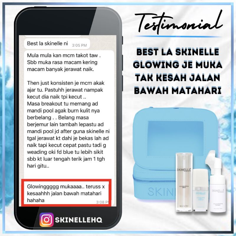 SKINELLE SET PREMIUM FREE POSTAGE | Shopee Malaysia