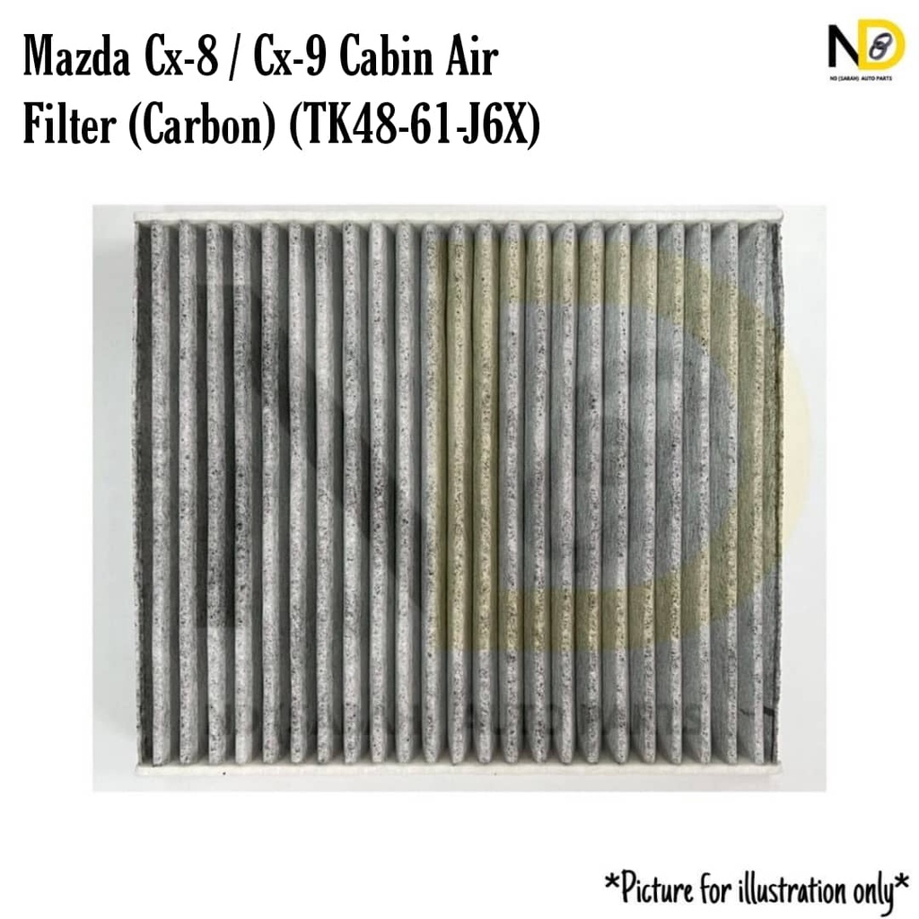 MAZDA CX8 / CX9 CABIN FILTER (CARBON) (TK48-61-J6X) | Shopee Malaysia