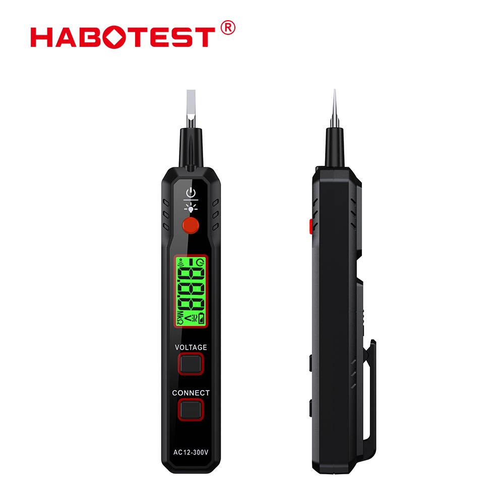 HABOTEST HT89 Pen Type AC Voltage Detector NCV 12~300V Voltage Tester ...