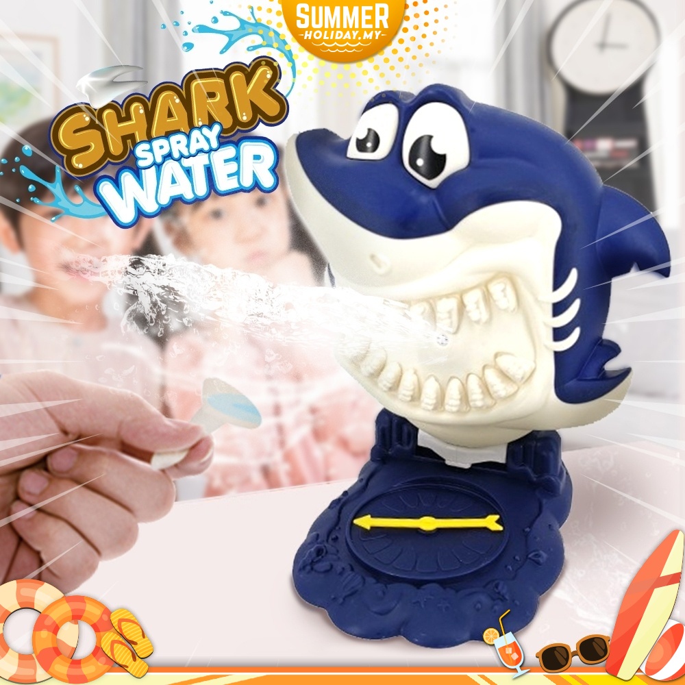 Shark Spray Water Tooth Pirate Barrel Style Multiplayer Family Time ...