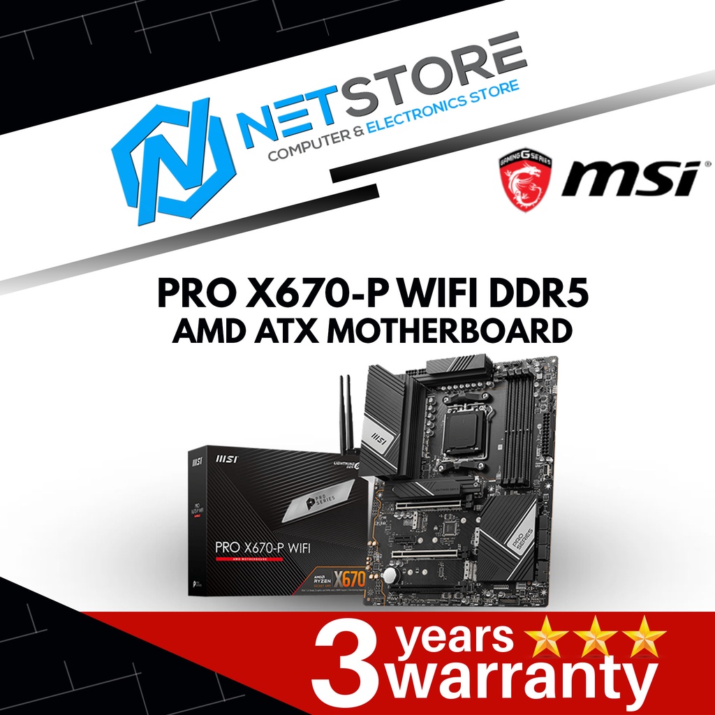 PWP MSI PRO X670-P WIFI DDR5 AMD ATX MOTHERBOARD & PROCESSOR | Shopee Malaysia