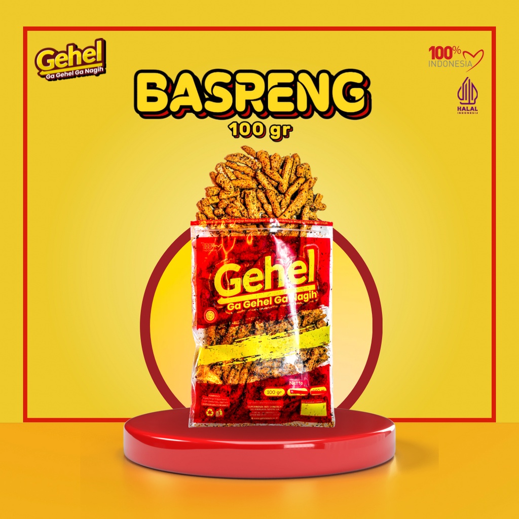 Gehel Basreng 100gr - Snacks | Shopee Malaysia