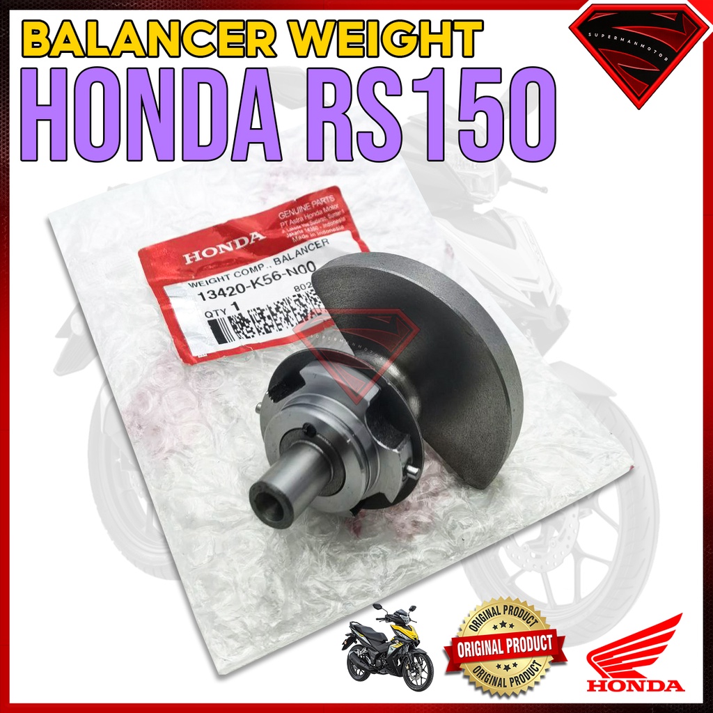 100% ORIGINAL HONDA RS150 WEIGHT COMP BALANCER ENGINE WEIGHT BALANCING ...
