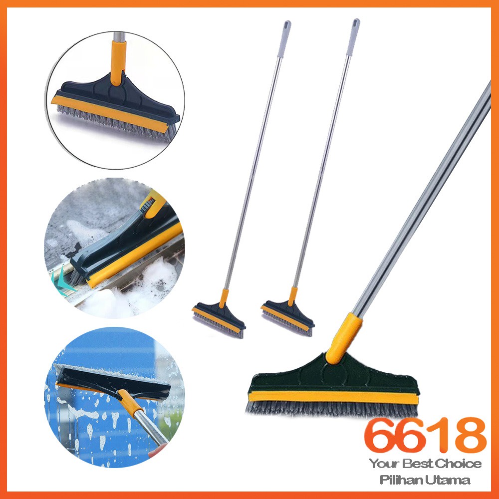 Penyapu Lantai Berus Celah Bentuk V Berus Scrub Pembersihan Floor Magic ...