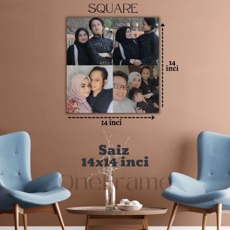 Custom Canvas frame / potrait / poster frame - Tarpaulin | Shopee Malaysia