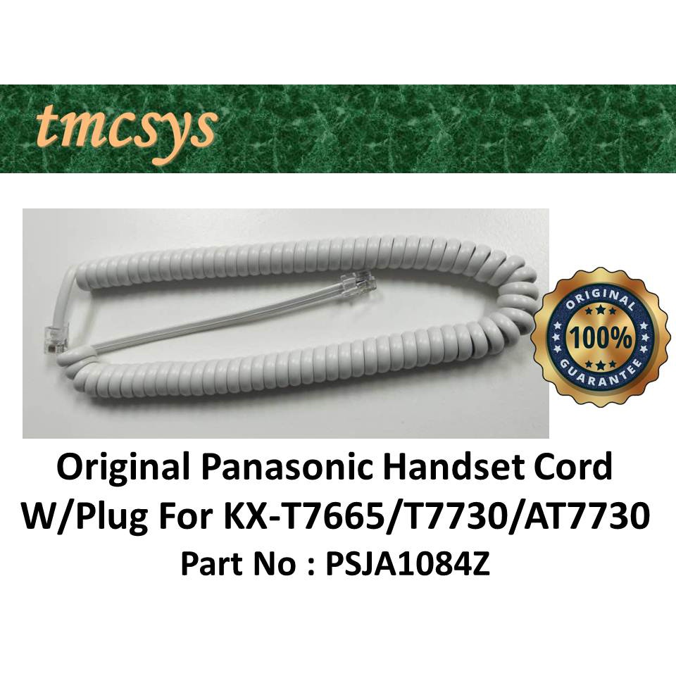 Original Panasonic Handset Cord With Plug Telephone Cable PSJA1084 For ...