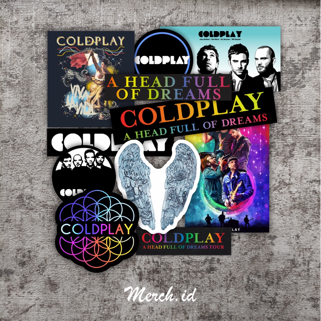 Coldplay band sticker pack | Shopee Malaysia