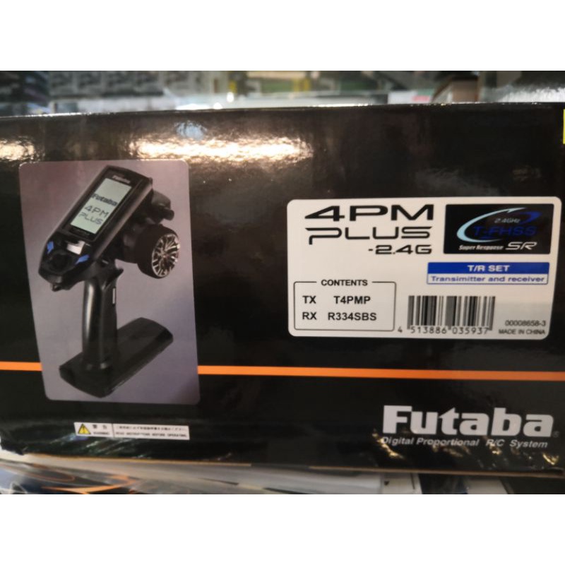FUTABA 4PM PLUS 2.4GHZ 4-CHANNEL SURFACE TRANSMITTER W/ R334SBS RECEIVER | Shopee Malaysia