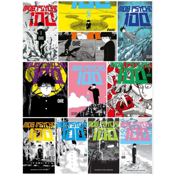 (Elex Media) (Original, Seal) Comic Mob Psycho 100 Vol 1 2 3 4 5 6 7 8 ...