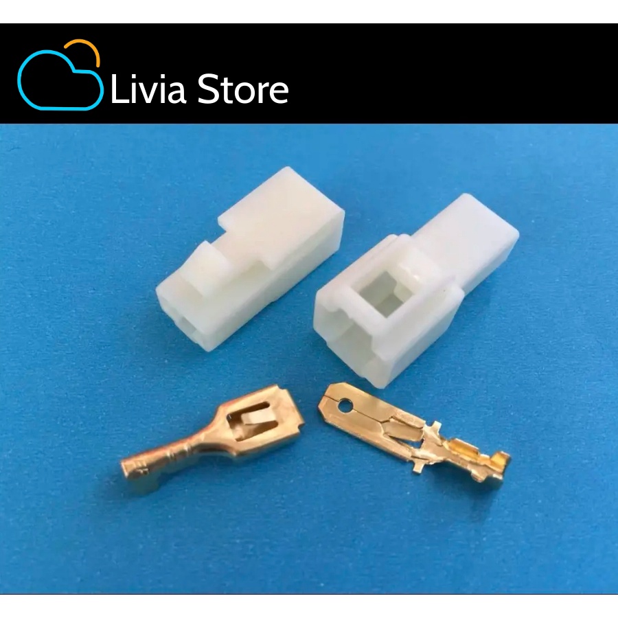 Car Wiring 1 Pin/2 Pin/4 Pin Universal Socket Connector Set With Pin ...