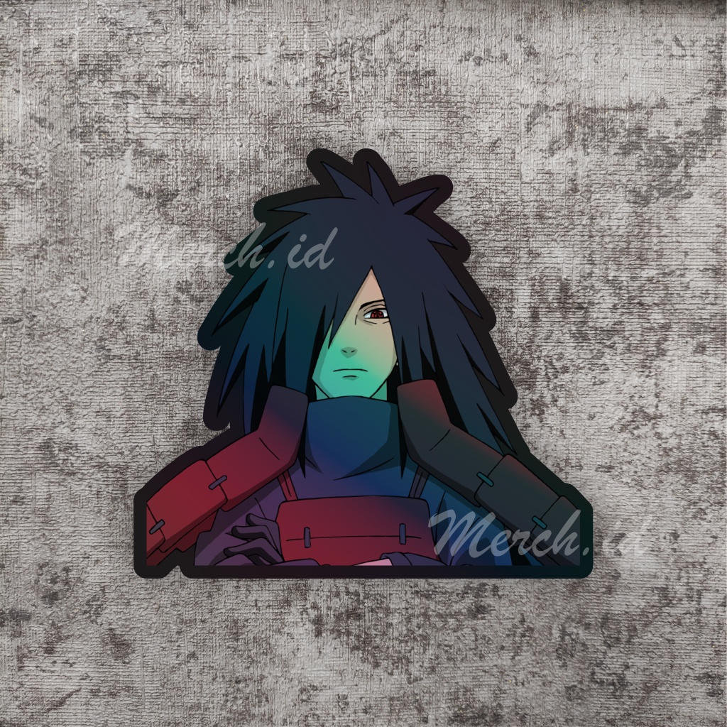 Madara naruto hologram anime Sticker | Shopee Malaysia