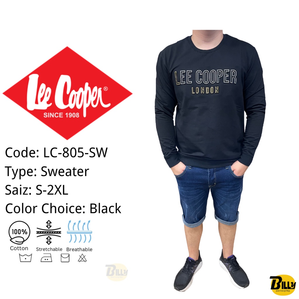 LEE COOPER Brand Men’s Slim Fit Sweater ( LC-805-SW ) | Shopee Malaysia