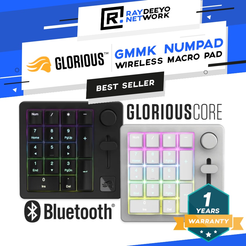 Glorious GMMK Numpad Wireless Numpad Macro Pad [Programmable Slider ...
