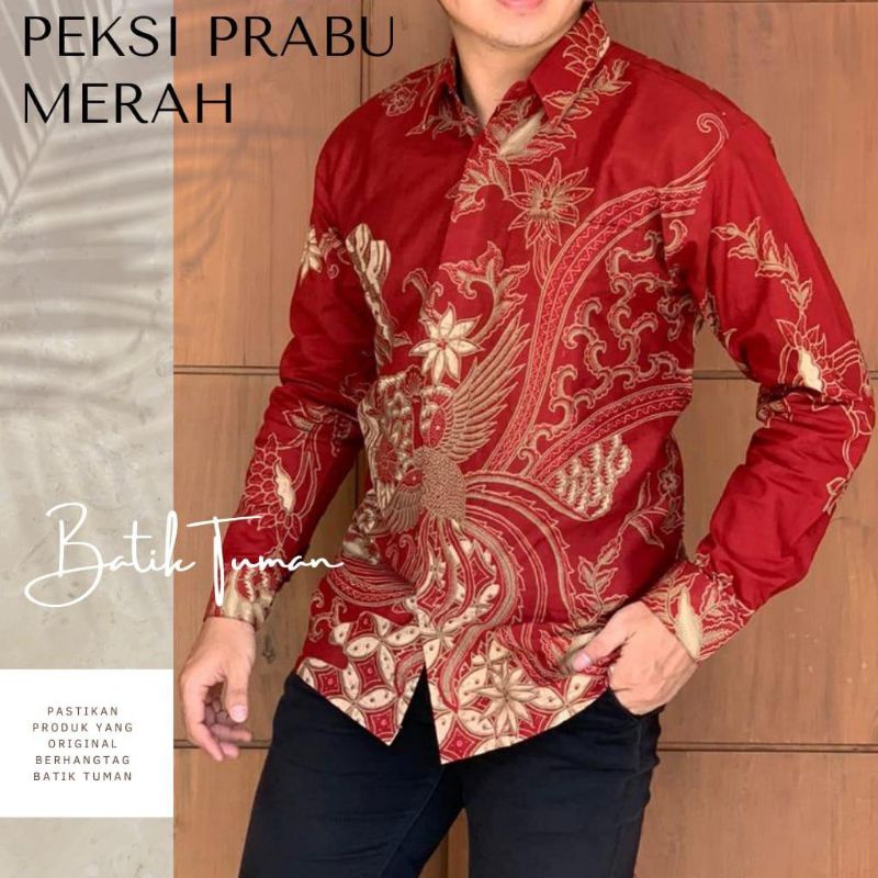 HITAM MERAH Peksi PRABU RED MEN'S BATIK FURING PRABUSENO JOYO KASWARI NAVY BLUE RED BLACK LONG ...