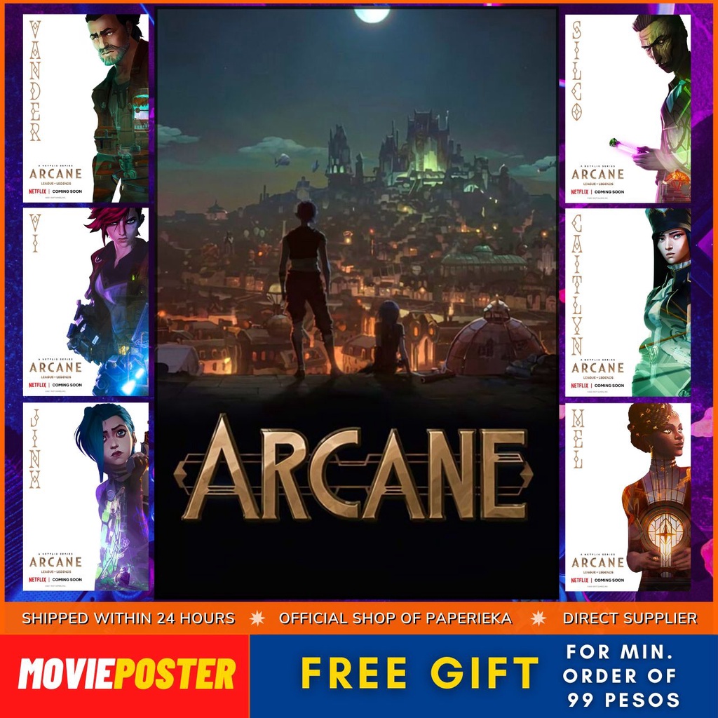 Arcane - League of Legends Character Edition : Official Gaming Poster ...