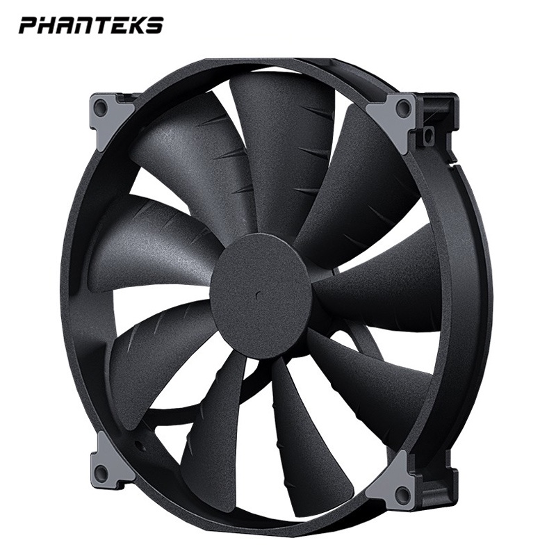 PHANTEKS F200SP Black High Air Volume Computer Case Fan 200mm 4Pin ...