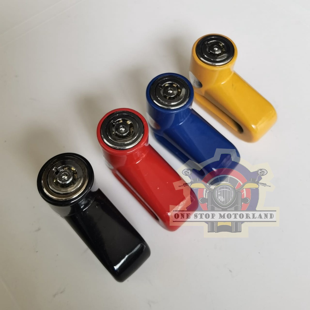 MOTORCYCLE DISC LOCK BIKE BICYCLE DISC BRAKE WHEEL LOCK ANTI-THEFT ...