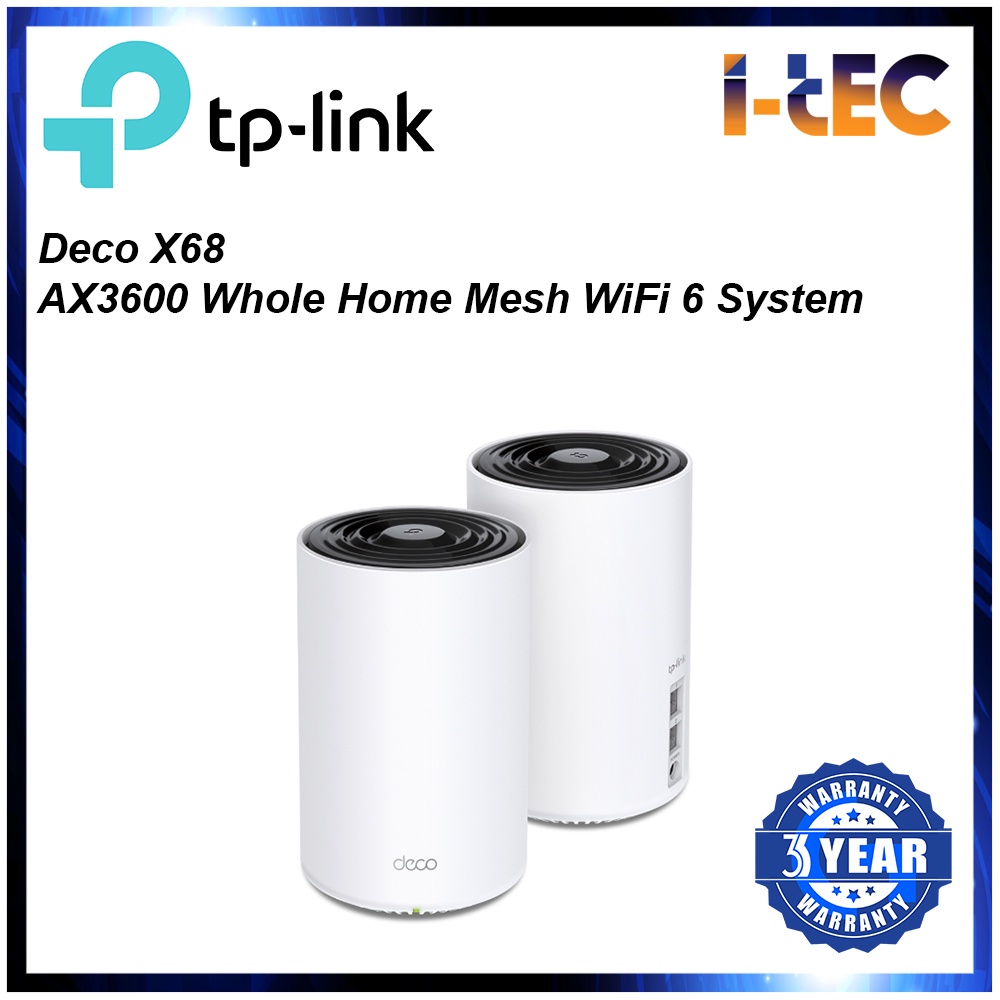 Tp-Link DECO X68 AX3600 Whole Home Mesh WiFi 6 System | Shopee Malaysia
