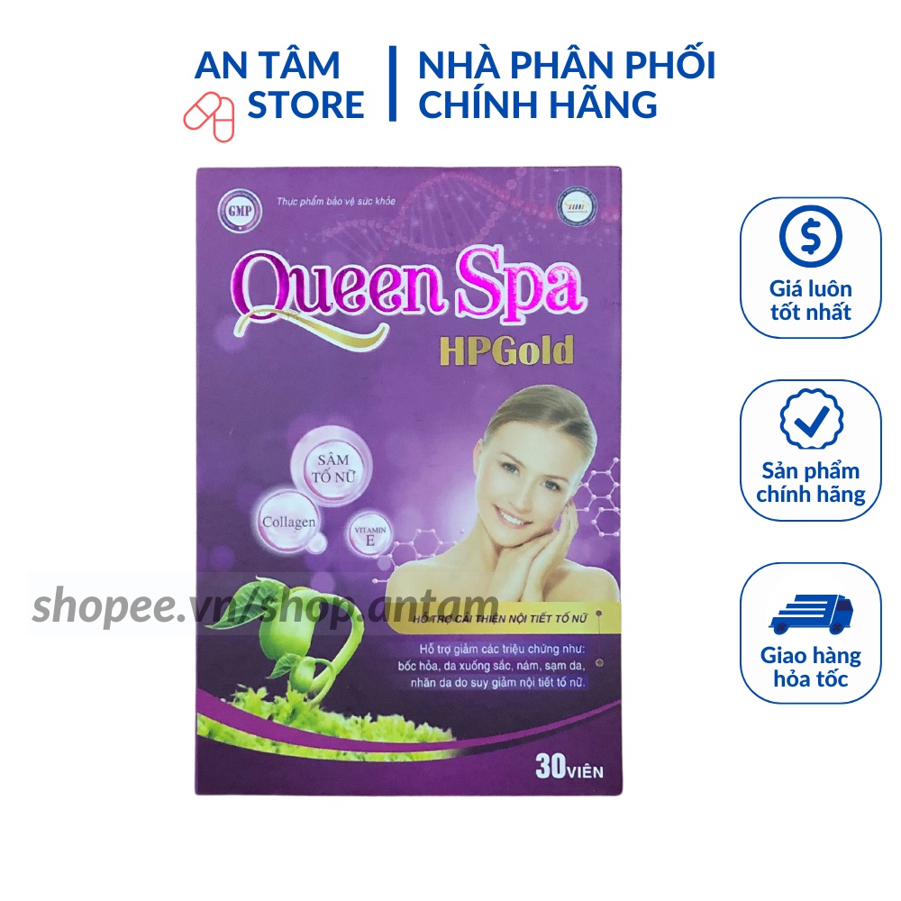 Queen SPA HP GOLD pills - Box of 30 pills - Balances female hormones ...