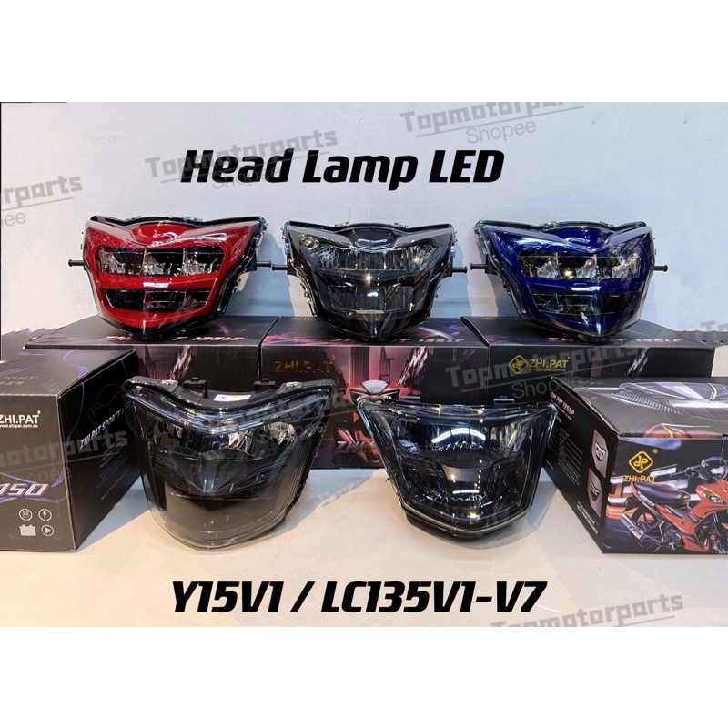Head Lamp LED Y15ZR /LC135 V1 V2 V3 V4 V5 V6 V7 Lampu Depan | Shopee Malaysia