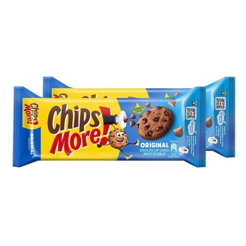 Chipsmore 153g x 2packs (Original/ Double Chocolate/ Hazelnut/ Oats ...