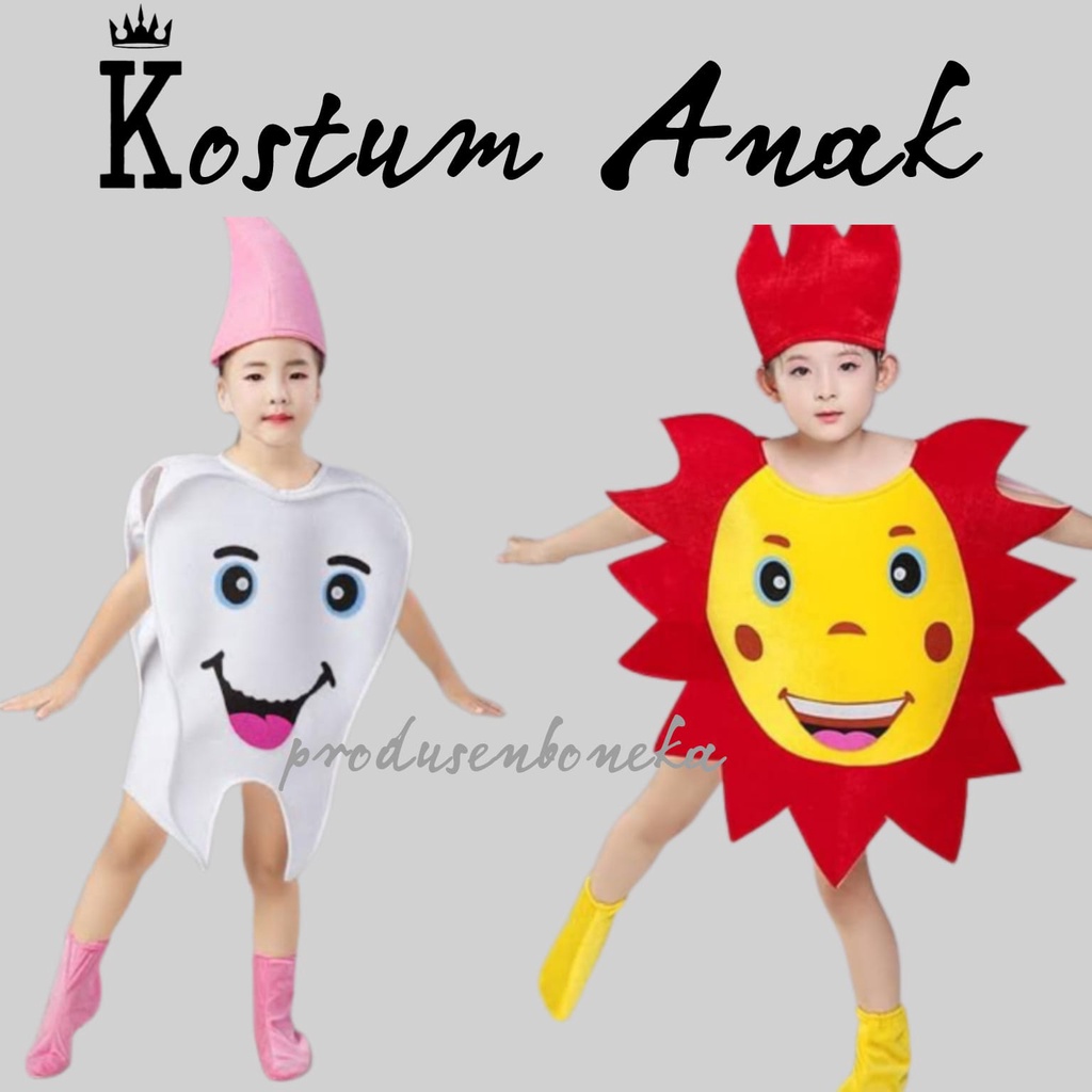 MATAHARI Sun Star Cloud Moon Rain Custom Helloween Costume Kids ...