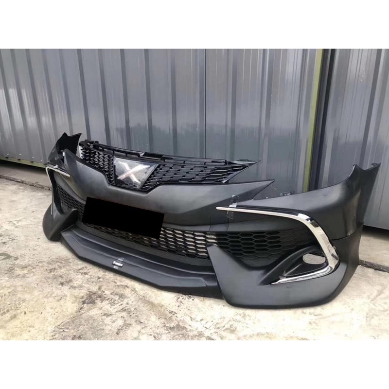 Toyota mark X GR130 2016 2017 2018 modellista front bumper skirt lip ...