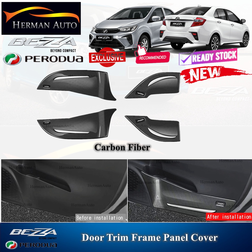 HermanAuto Perodua bezza 2016-2023 Door Trim Frame Panel Cover ...