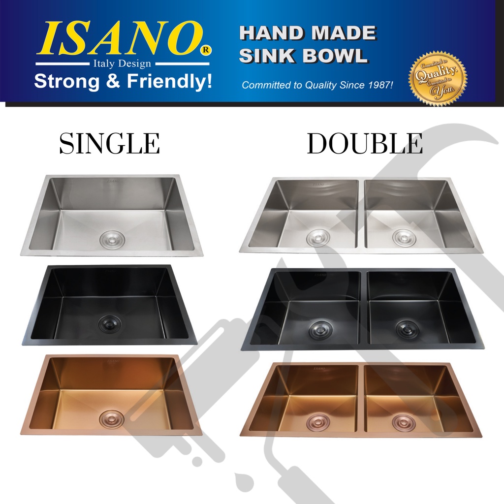 Isano High Quality Stainless Steel Sink | Single Sink | Double Sink ...