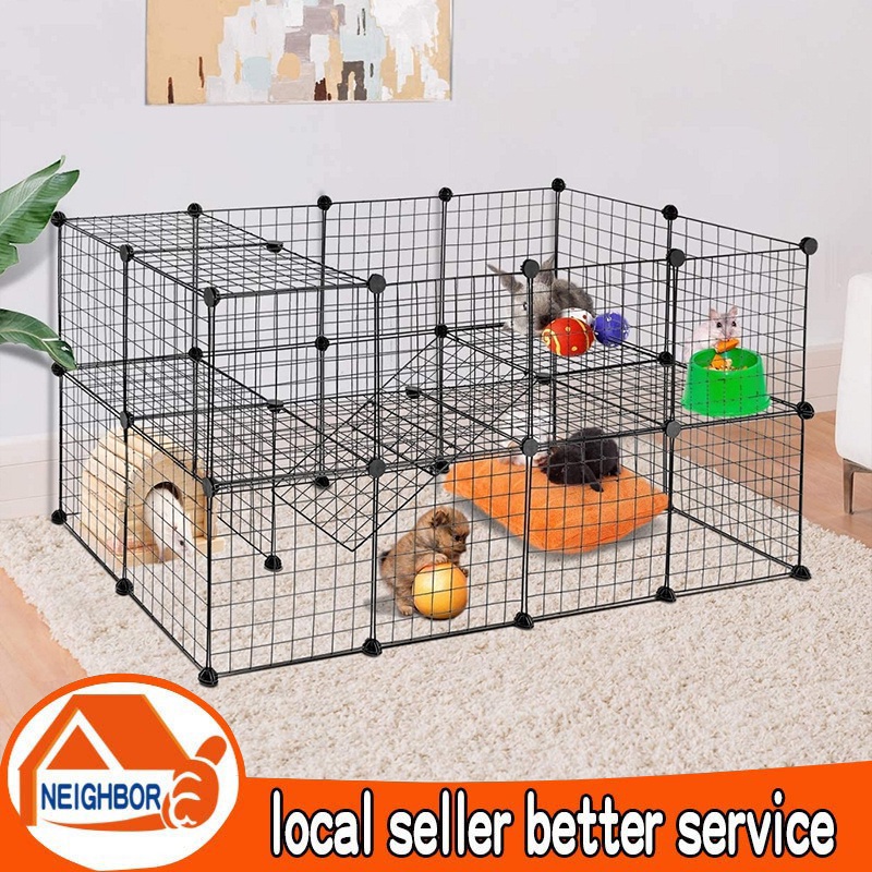 Stackable Pet Cage Pet Dog, Cat, Rabbit Cage Nest Retractable Pet Fence ...