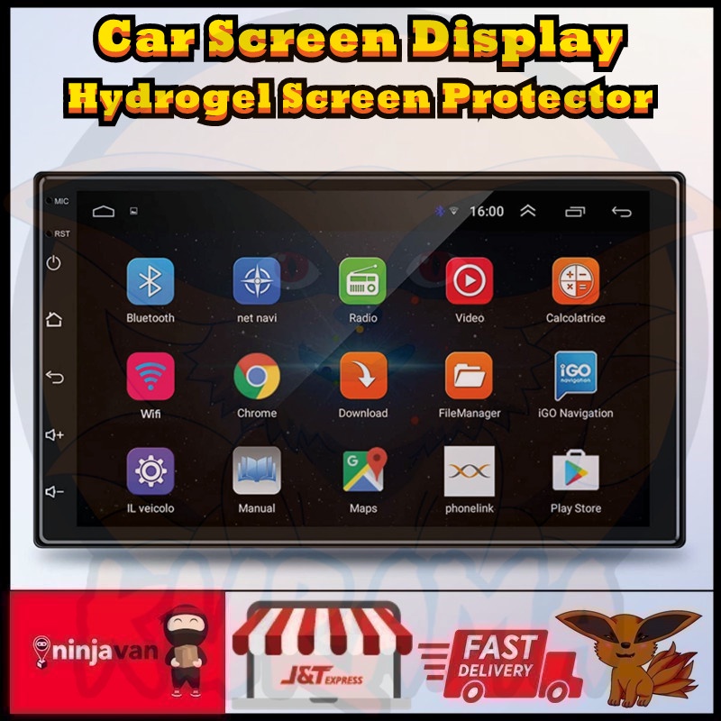 ⭐Godryft 7 inch 9 inch 10 inch Car Player Touch Screen Android Hydrogel ...