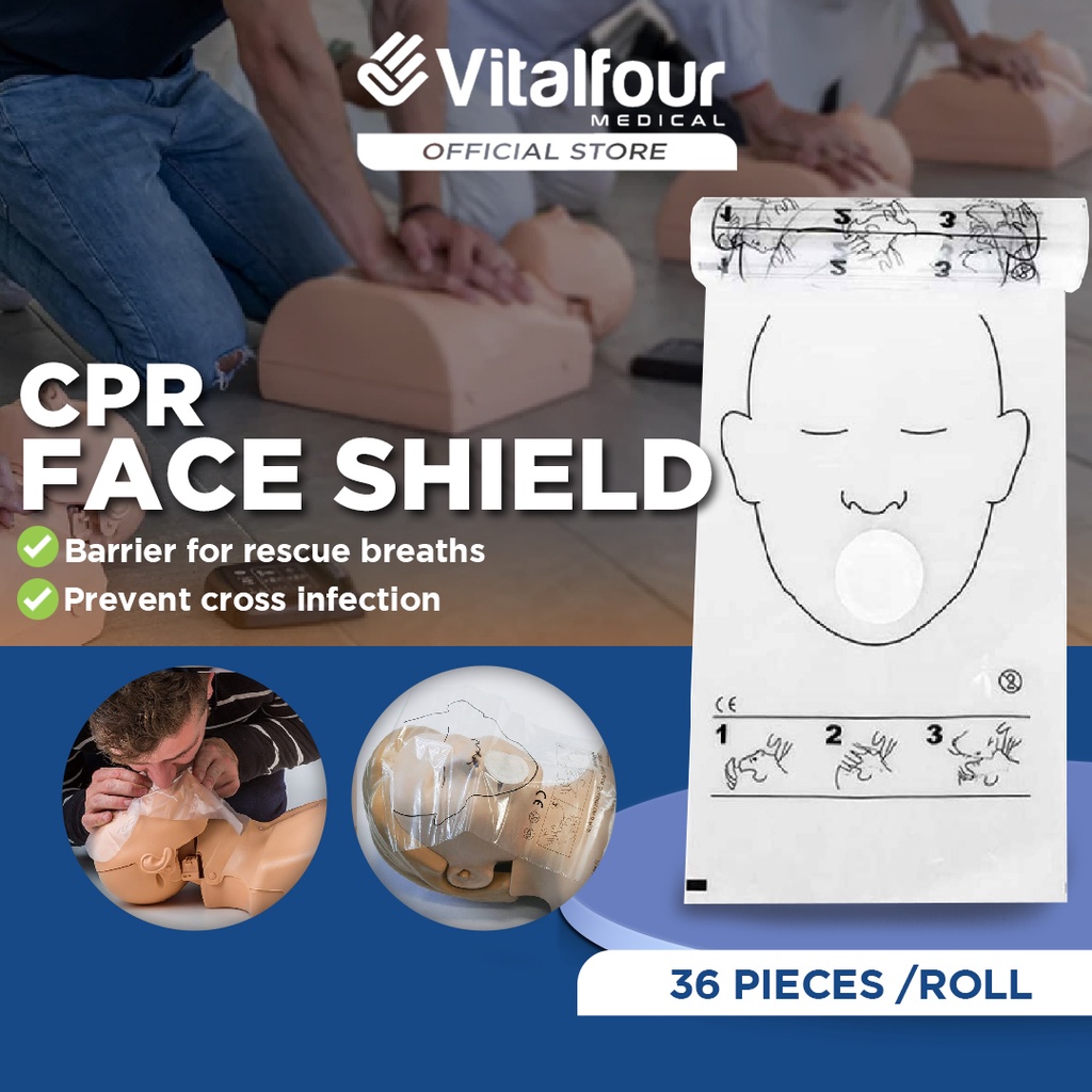 VitalFour CPR Face Shield (36'S/Roll) For CPR Training | Shopee Malaysia