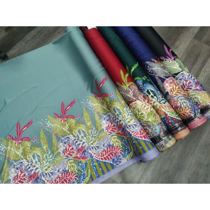 NEW ARRIVAL! KAIN PASANG BIDANG 45 OPEN METER - ITALIAN SILK BATIK ...
