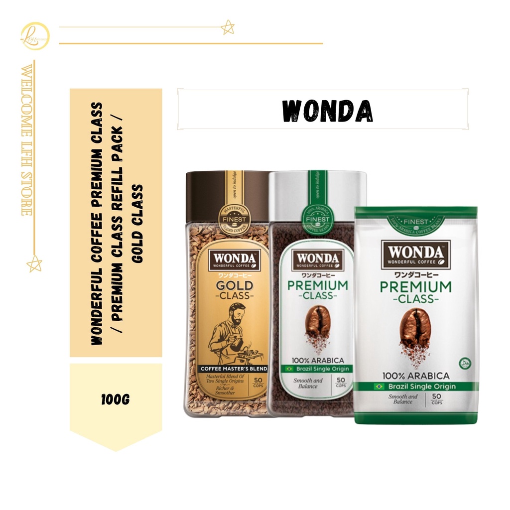 Wonda Instant Coffee Premium Class 100% Arabica Brazil Single Origin ...