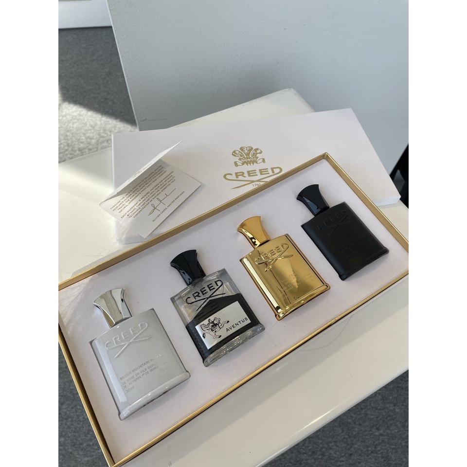 (ORI) GREED 4IN1 PERFUME SET (4X30ML) FOR MEN ( Aventus & Irish Tweed ...
