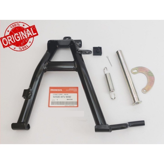 HONDA EX5 DREAM ORIGINAL MAIN STAND DOUBLE STAND TONGKAT DUA SET ...