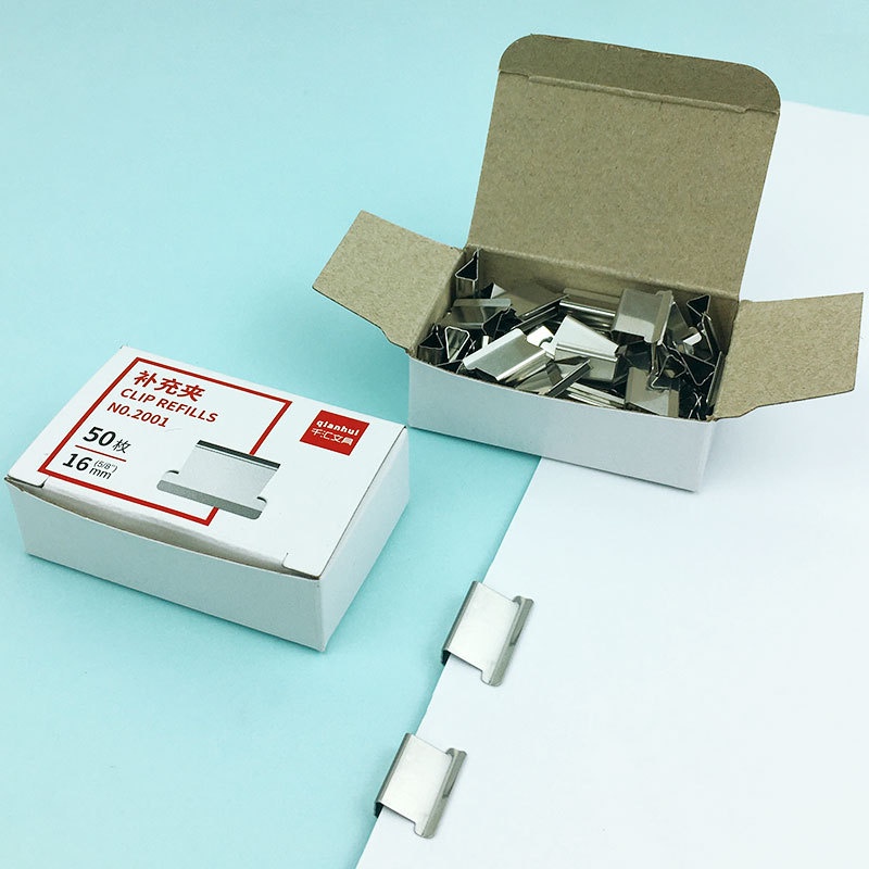 (9 Colour ) Reusable Paper Clipper Metal Push Clip Stapler Binding ...