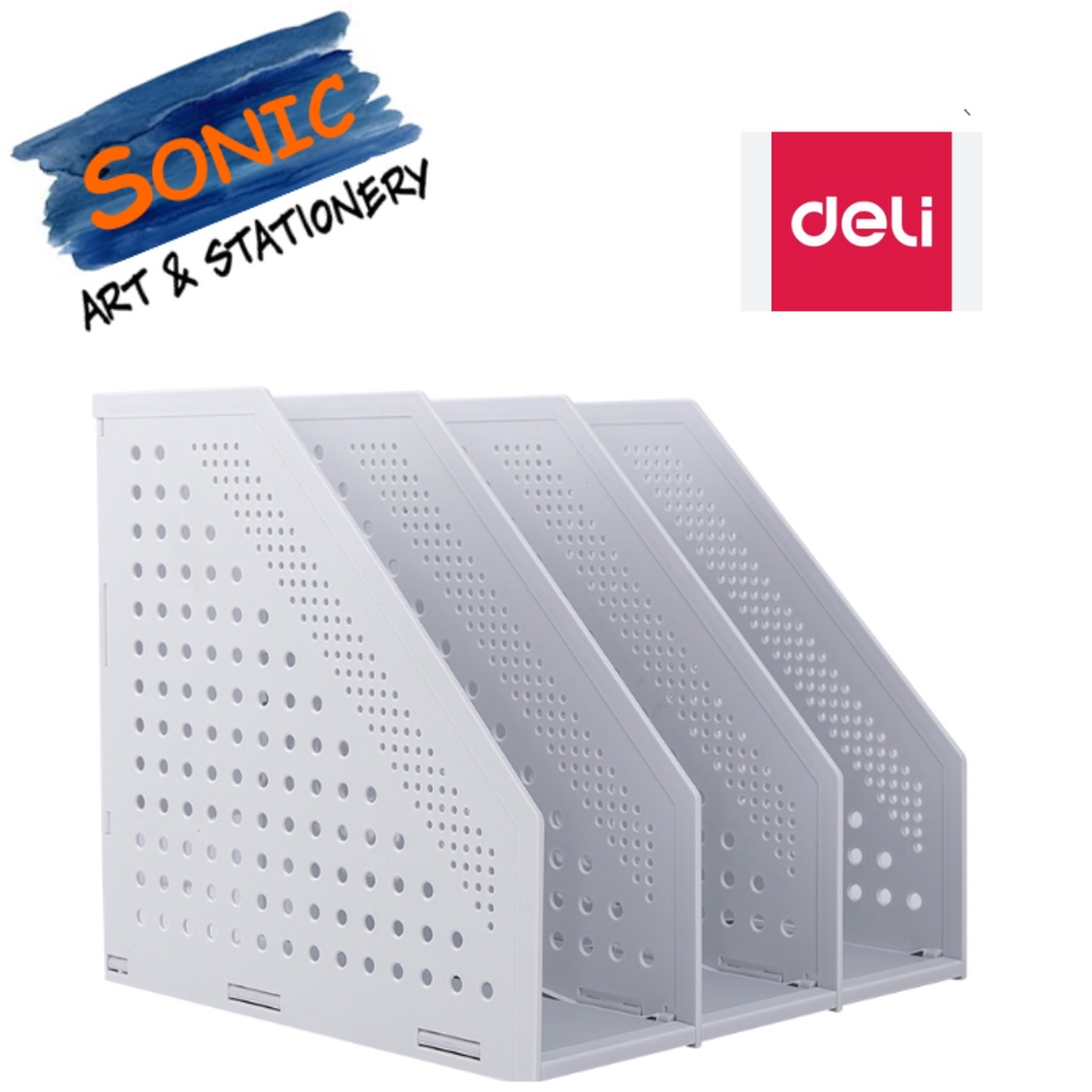 READY STOCK / DELI ADJUSTABLE FILE RACK / OFFICE FOLDABLE FILE RACK ...