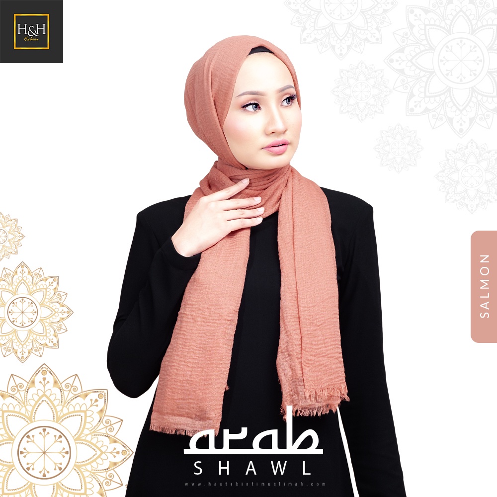 Shawl Arab Premium FRINGE SHAWL Panjang tudung ( 90cm x 180cm ...