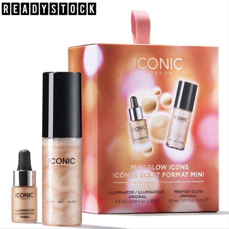 🚚READYSTOCK💯Original Iconic London Glow Icons Highlighter Set (Prep Set ...